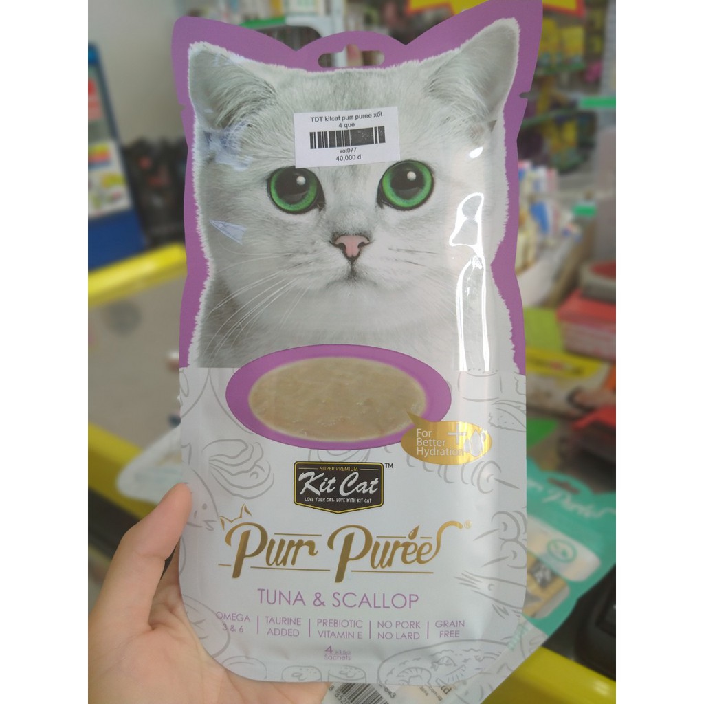 Xốt kitcat PURR PURE cho mèo màu tím | Shopee Việt Nam
