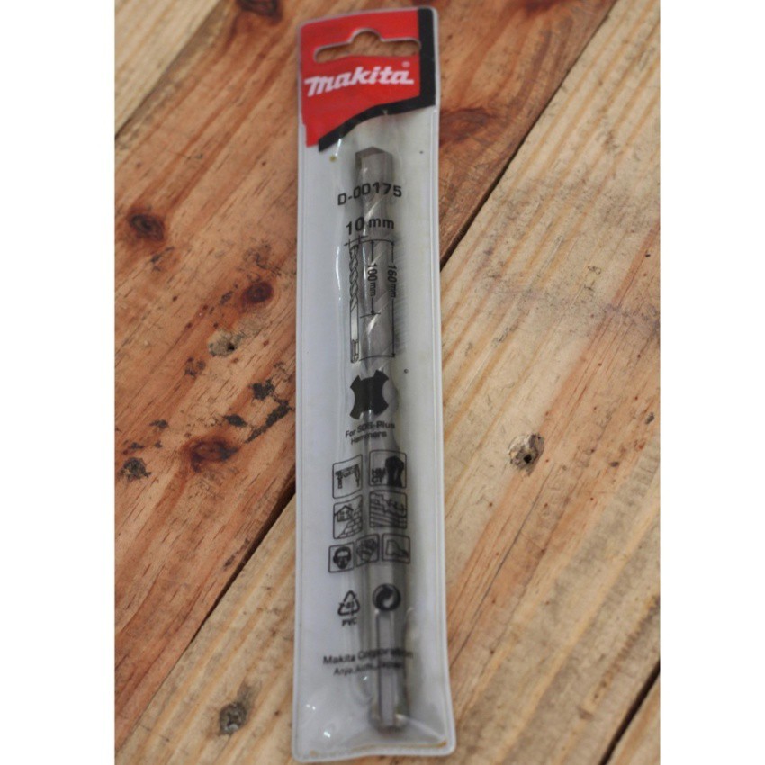 Mũi khoan Bê Tông đầu gài SDS 10mm Makita D-00175-HÀNG CHÍNH HÃNG ...