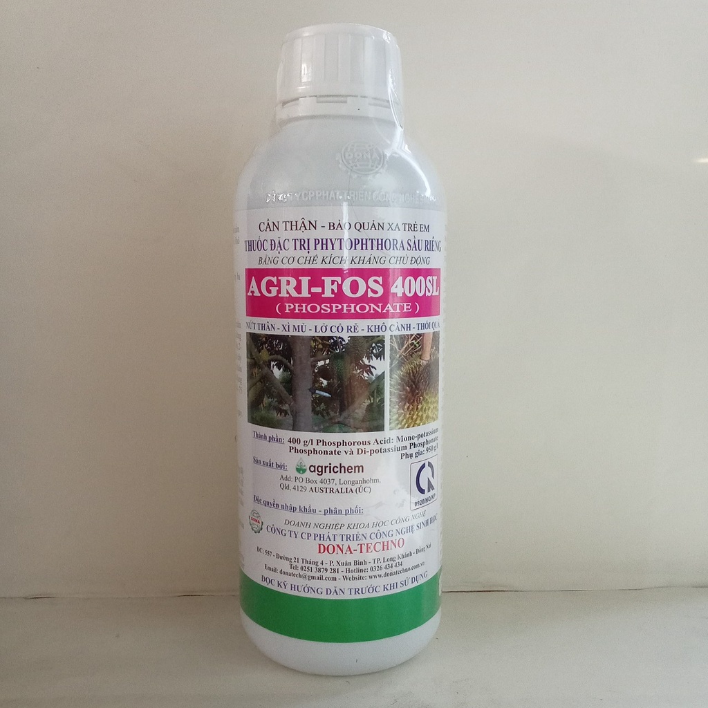 Sử dụng AGRIFOS 400 phòng và trừ nấm PHYTOPTHORA trên mọi loại cây ...