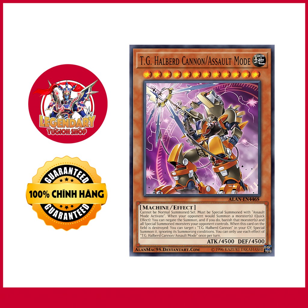 [Thẻ Bài Yugioh Chính Hãng] T.G Halberd Cannon/Assault Mode | Shopee Việt Nam