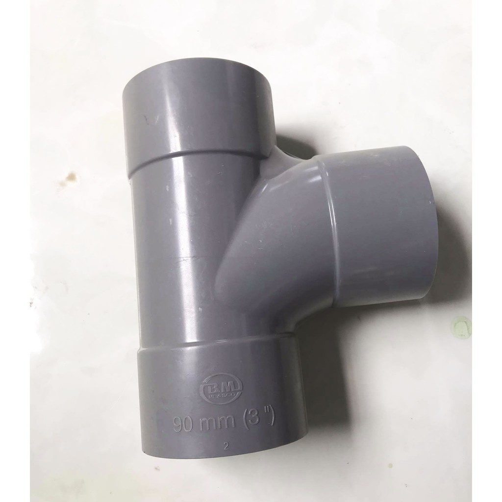 Tê PVC 60, 90, 114, tê cong PVC Bình Minh các loại 60, 90, 114 | Shopee ...