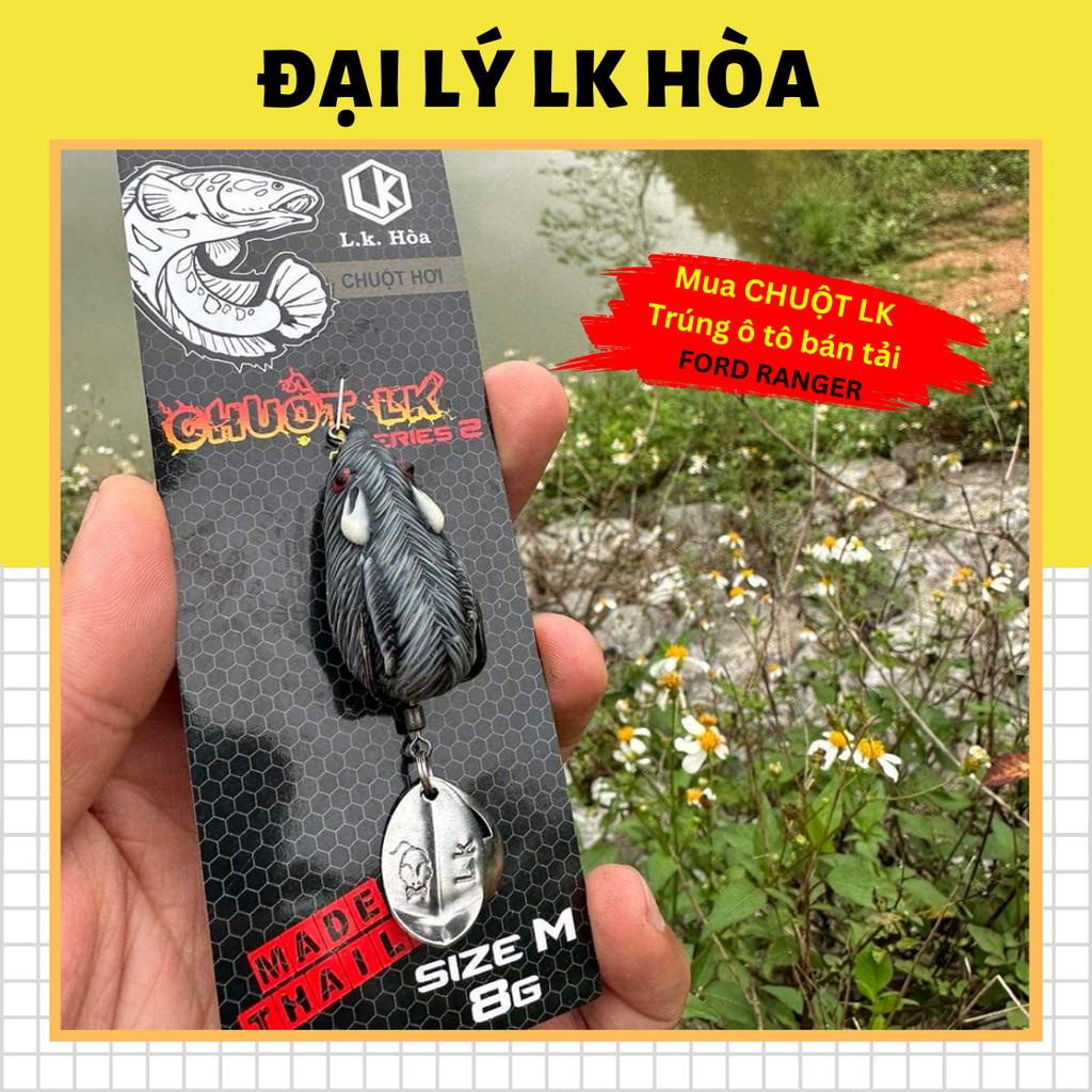 Mồi câu lure Chuột Lk Hòa chính hãng siêu nhạy thiết kế dòng cao su xịn ...