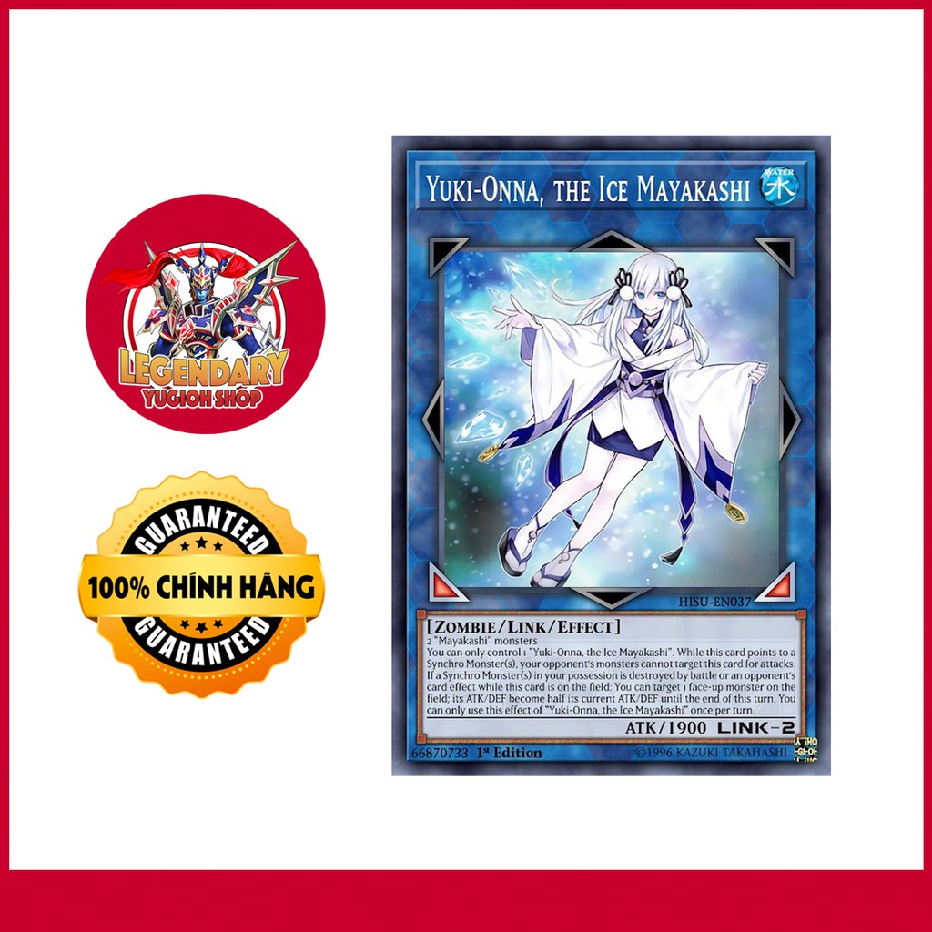 [EN-JP]Thẻ Bài Yugioh Chính Hãng] Yuki-Onna, The Ice Mayakashi | Shopee ...
