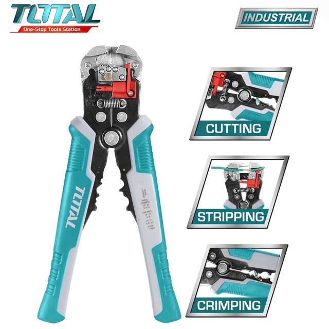 Kềm tuốt dây điện tự động / đa năng 3 trong 1 Total THT15246 | Shopee ...
