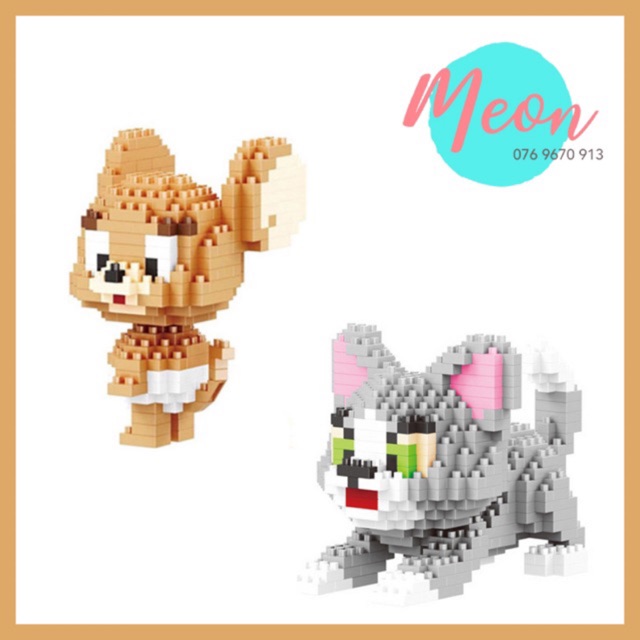Xếp hình Tom and Jerry - Lego Tom and Jerry - Miniblock Tom and Jerry ...