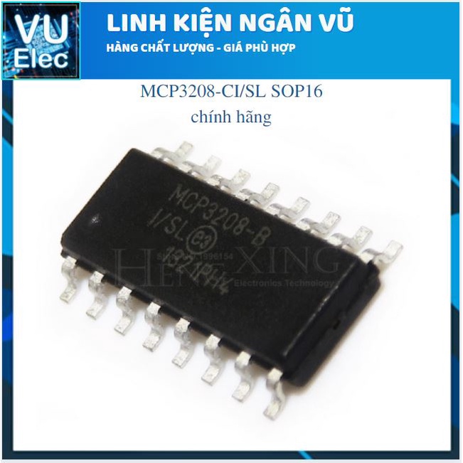 IC ADC DAC MCP3208-CI/SL SOP16 | Shopee Việt Nam