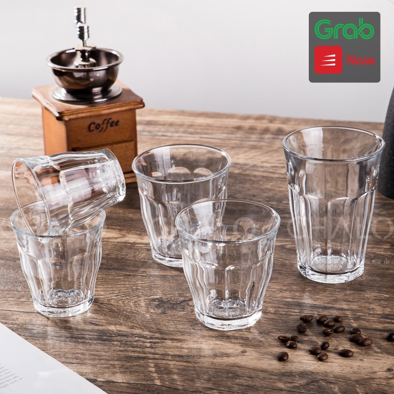 Ly thủy tinh cường lực Duralex Picardie 90 - 150 - 250 - 360ml [Chiếc lẻ - Made in France ...