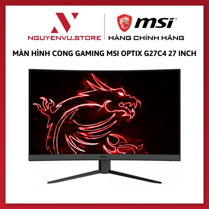 Màn hình cong Gaming MSI Optix G27C4 27 Inch (FHD/VA//165Hz/1ms) - Hàng ...