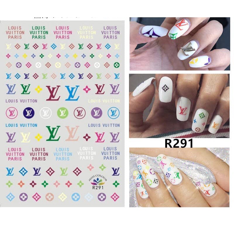 Nail Sticker LOGO và Thương Hiệu Đẹp Với nhiều mẫu Dán Móng Tay ...
