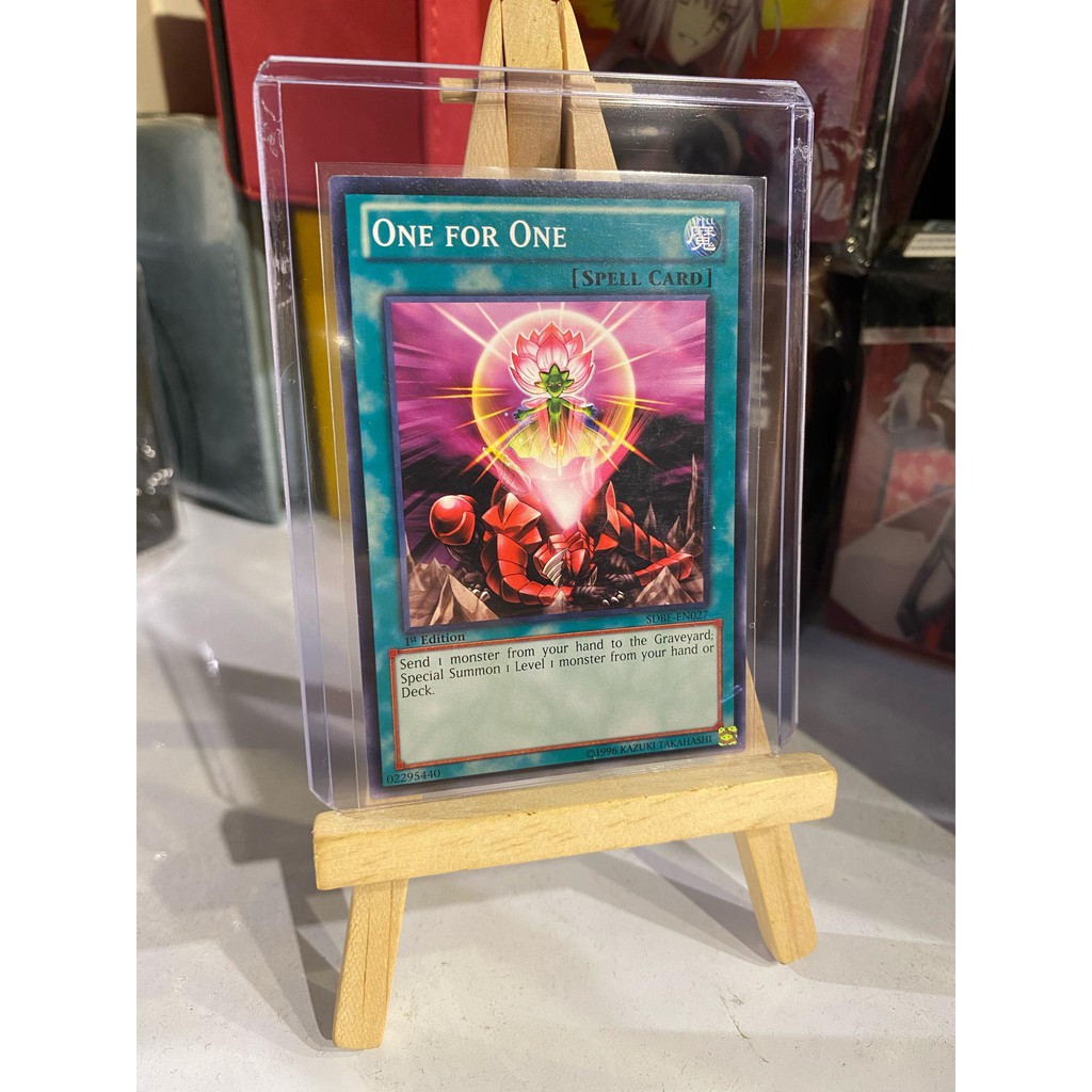 [ Dưa Hấu Yugioh ] Lá bài thẻ bài One For One - Tặng bọc bài nhựa bảo ...