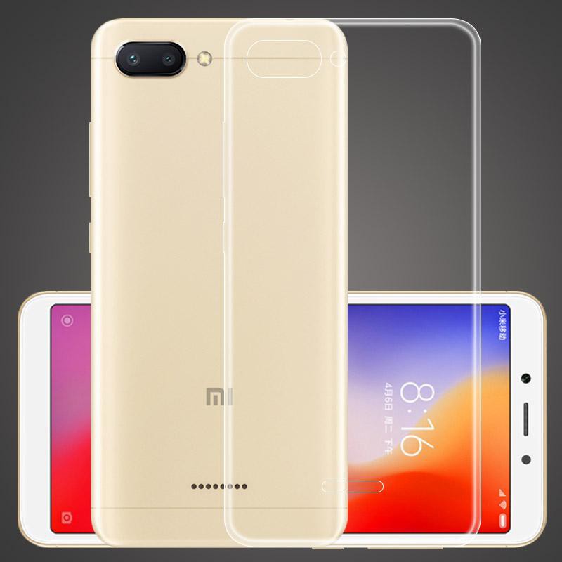 Combo bộ ốp lưng dẻo + kính cường lực trong suốt Xiaomi Redmi 6A ...