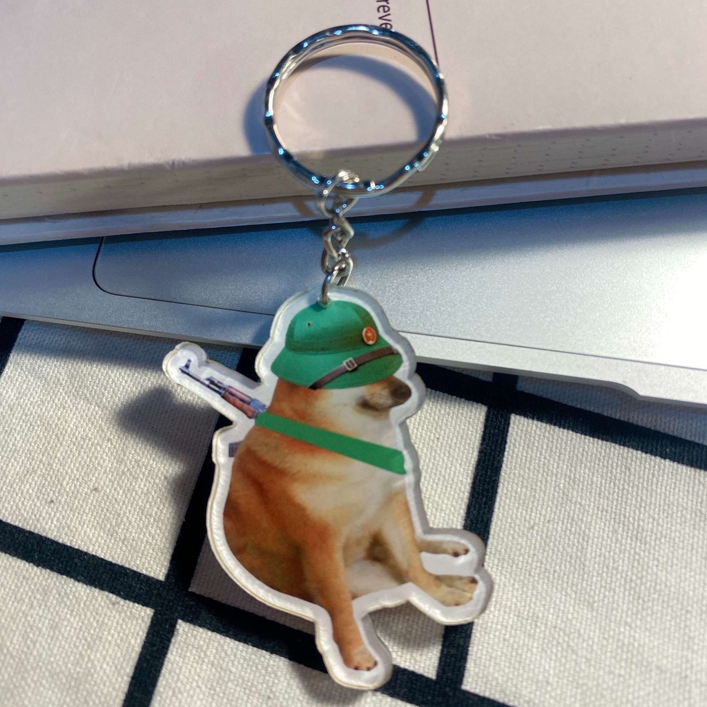 Móc khóa cheems meme shiba inu phong cách hài hước nhiều nhân vật treo ...