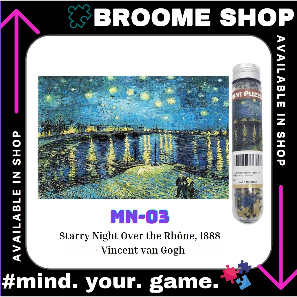 Mini Puzzle Van Gogh 150pcs Bộ tranh xếp hình 150 miếng tranh xếp hình ...