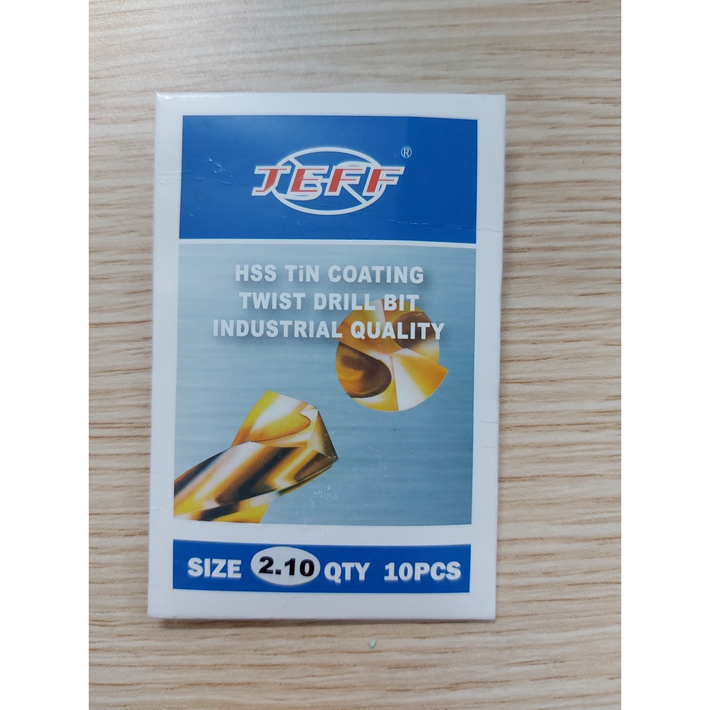 Mũi khoan thép gió HSS JEFF 2.10mm | Shopee Việt Nam