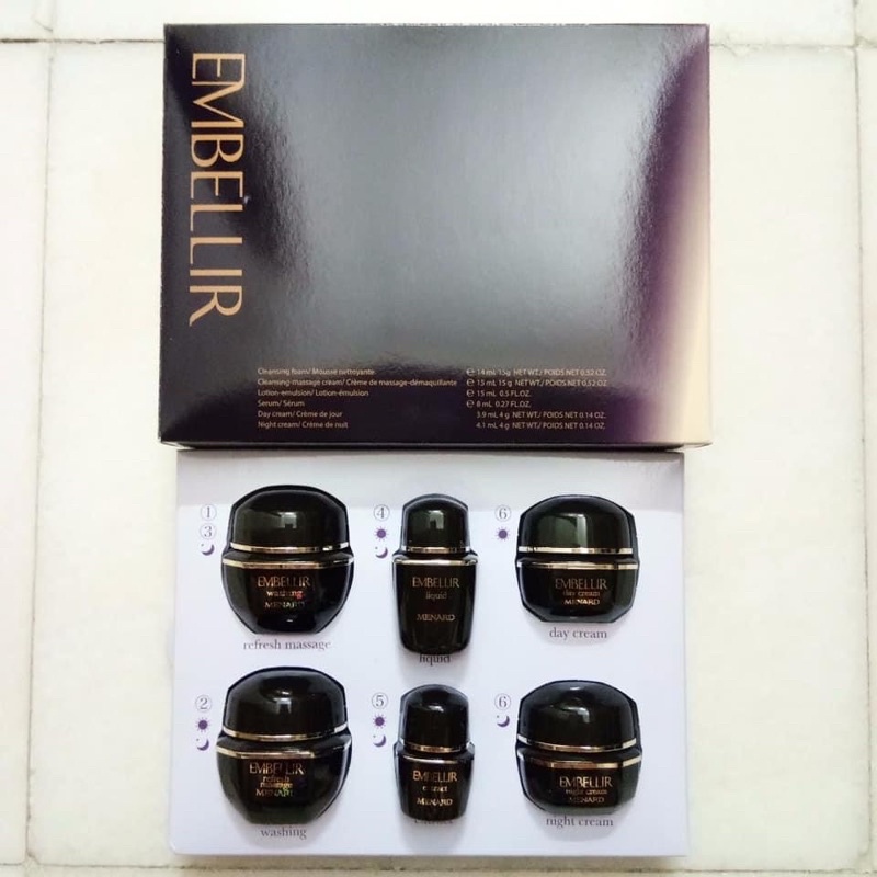 Bộ travel kit mini 6 sản phẩm EMBELLIR MENARD | Shopee Việt Nam