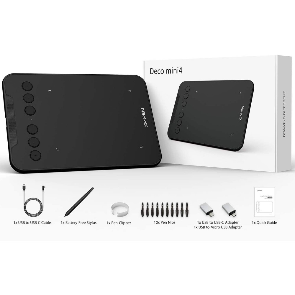 Bảng vẽ XP-Pen Deco Mini 4 | Shopee Việt Nam