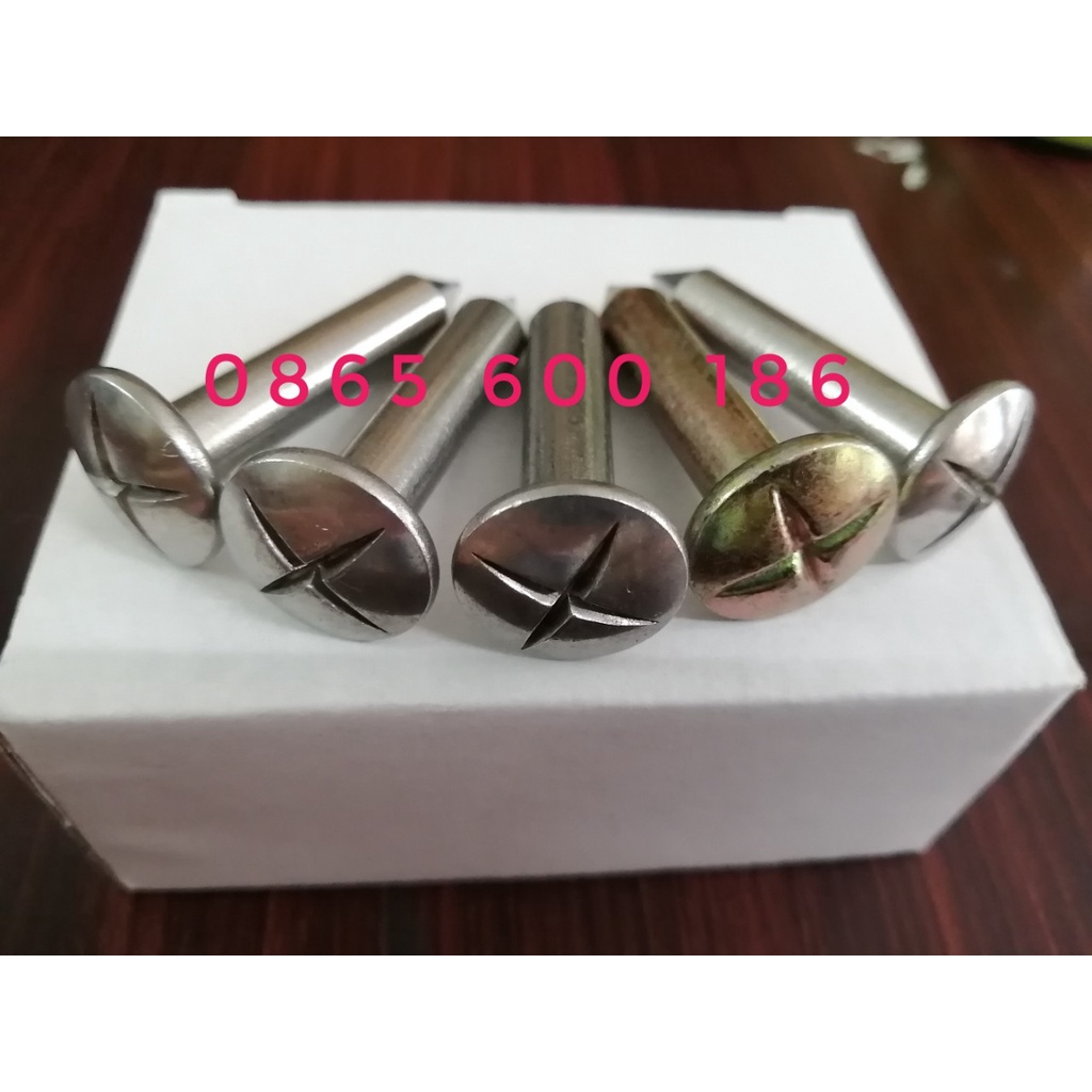 Đinh mốc trắc địa - Combo 04 cái đinh mốc 5cm | Shopee Việt Nam