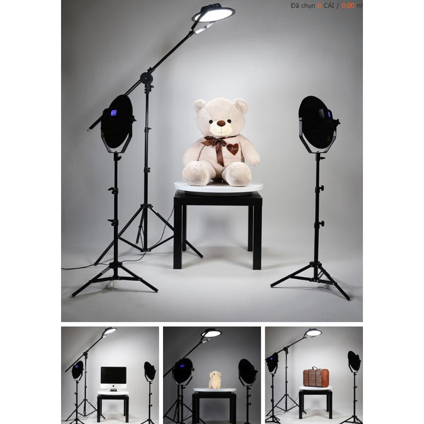 Bàn xoay trưng bày sản phẩm đèn LED 25cm 10kg - Home and Garden | Shopee Việt Nam