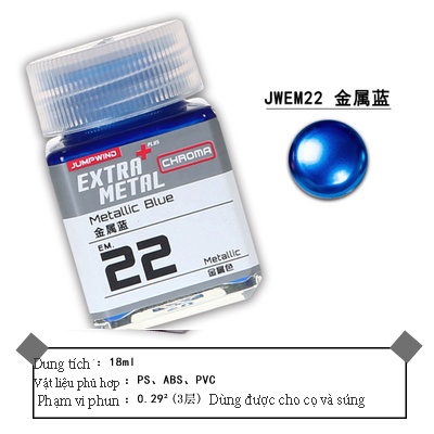 Sơn kim loại mô hình Extra Metal EM21-EM32 Metallic lacquer Chroma ...