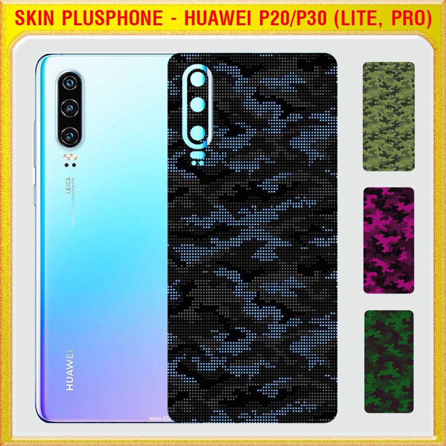 Dán Skin cho mặt lưng Huawei P20, P20 Pro, P30, P30 Lite, P30 Pro màu matrix camo | Shopee Việt Nam