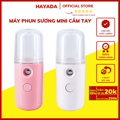 Máy Phun Sương Mini Cầm Tay Tạo Ẩm Xông Hơi Mặt Tinh Dầu NaNo Cấp Nước ...