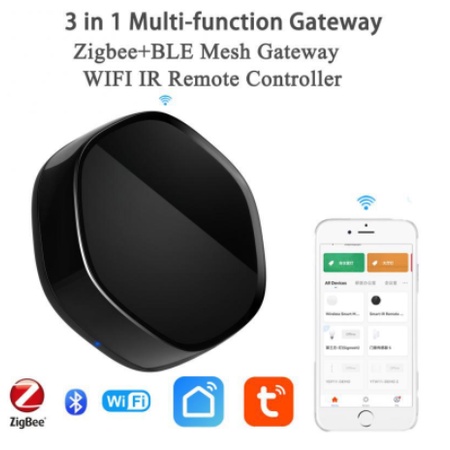 Bộ trung tâm ZIGBEE TUYA đa năng tích hợp blue mesh và hồng ngoại ir ...