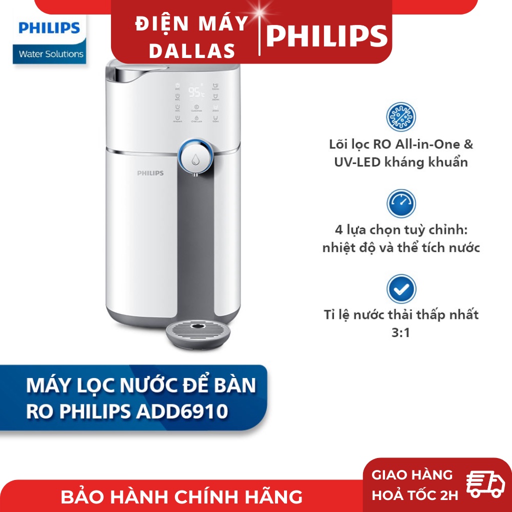 Máy lọc nước để bàn RO Philips ADD6910 - Bảo Hành Chính Hãng 2 Năm ...