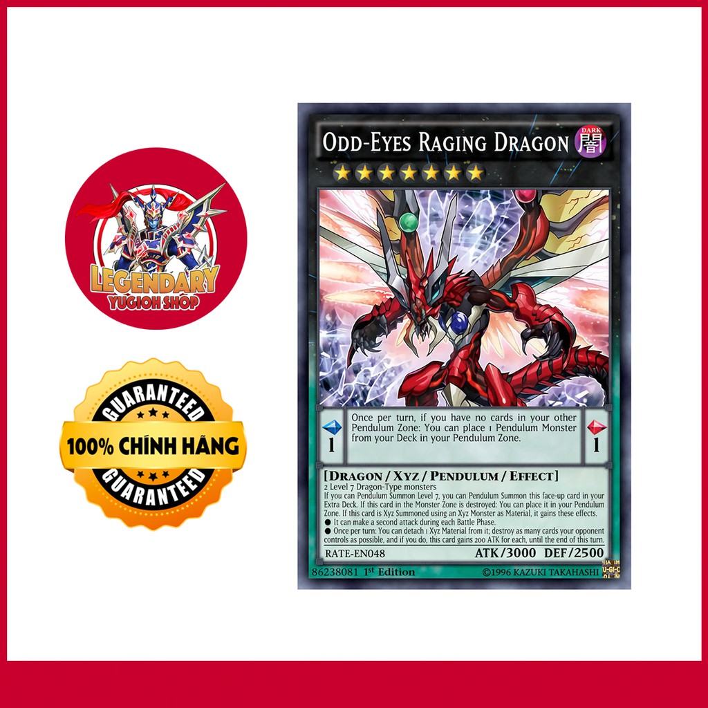 [Thẻ Bài Yugioh Chính Hãng] Odd-Eyes Raging Dragon | Shopee Việt Nam