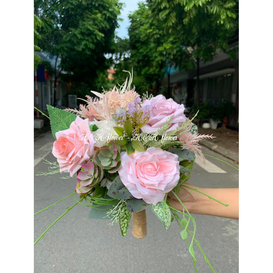 Hoa cưới cầm tay HC01 - HOA LỤA CAO CẤP GIÁ RẺ | Shopee Việt Nam