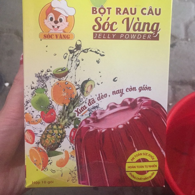 bột rau câu sóc vàng Jelly powder | Shopee Việt Nam