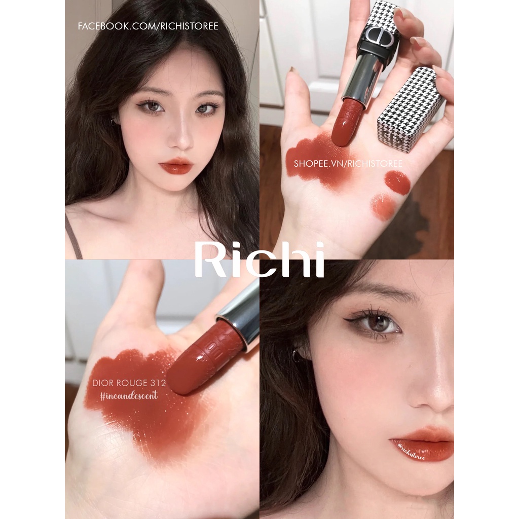 Son Dior Rouge Satin 314 312 909 228 limited fullbox | Shopee Việt Nam