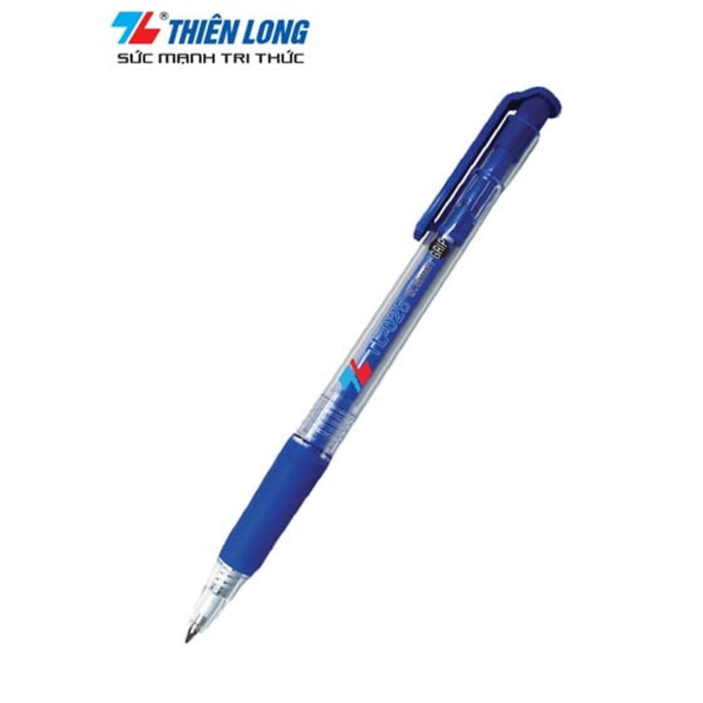 Bút Bi Thiên Long TL-025 Grip Nét 0.7mm (Hộp 20 Cây) | Shopee Việt Nam