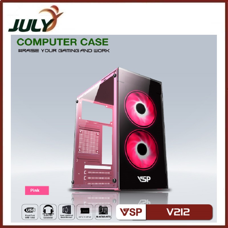 Vỏ Case Máy Tính VSP Gaming V212 - Không Kèm Fan | Shopee Việt Nam