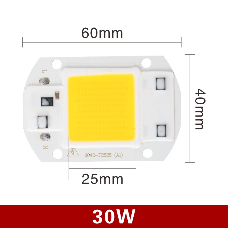 Chip Đèn LED COB 10W 20W 30W 50W 110V 220V Thông Minh Ánh Sáng Cao | Shopee Việt Nam