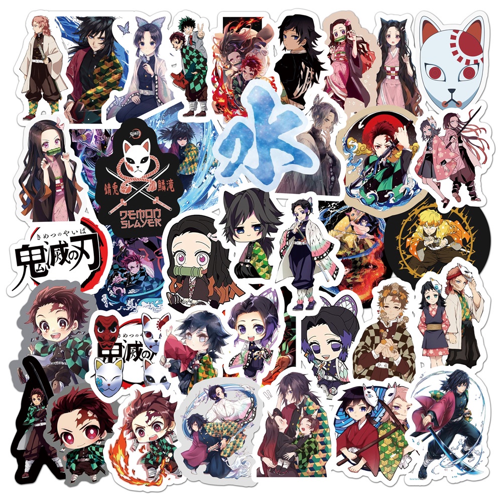 [50 Hình] Hình dán sticker hoạt hình anime Kimetsu no yaiba - DB.124 ...