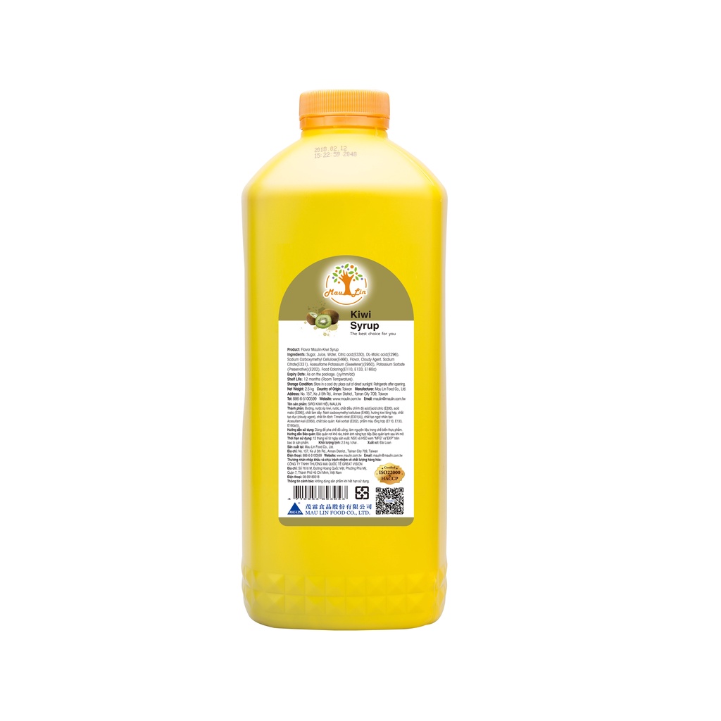 Siro Maulin Kiwi - Maulin Kiwi Syrup 2.5kg | Shopee Việt Nam