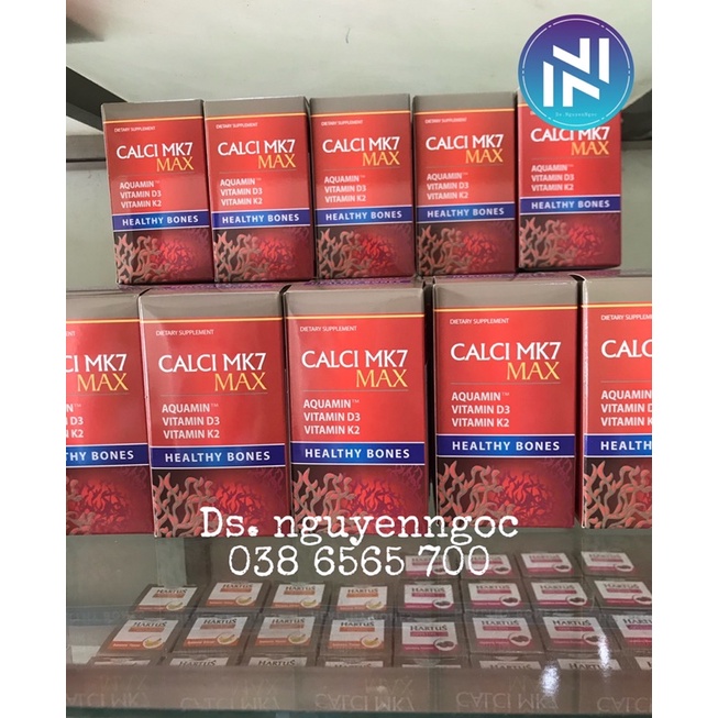 Canxi MK7 MAX chiết xuất từ tảo biển đỏ nhập khẩu từ Châu Âu (Date 5/ ...