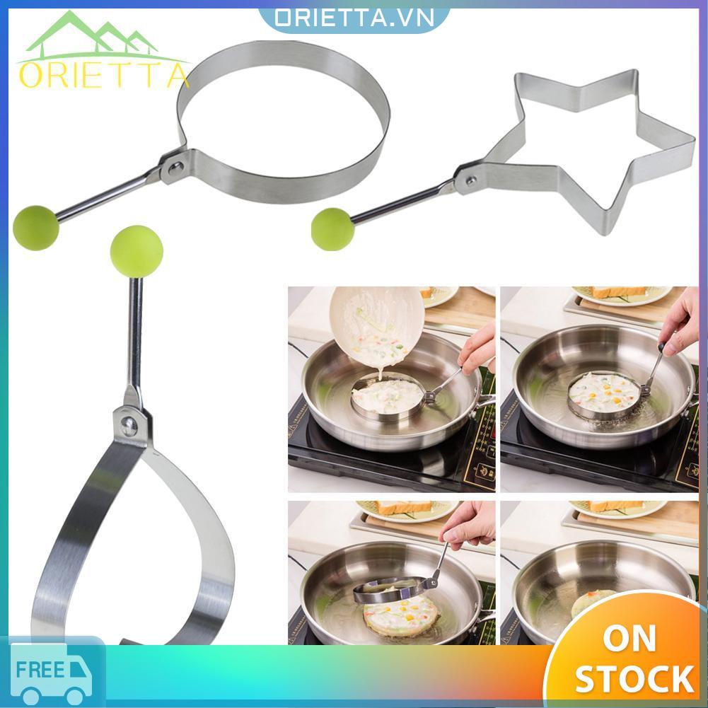 orietta♛Creative Stainless Steel Omelette Egg Frying Mold Love Round ...