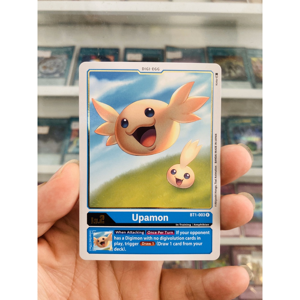 Thẻ Bài Digimon Mã BT1-003 - Upamon - Digi-egg - Rare | Shopee Việt Nam