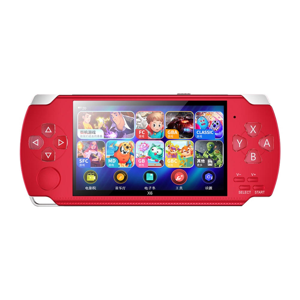 Máy Chơi Game Cầm Tay 4.0 Inch Với 10000 Trò Chơi 8GB / PSP / Player / PSV / PSVita X6 | Shopee ...