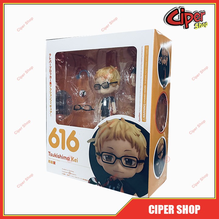 Mô hình Nendoroid 616 Haikyu - Figure Nendoroid Tsukishima Kei 616 ...