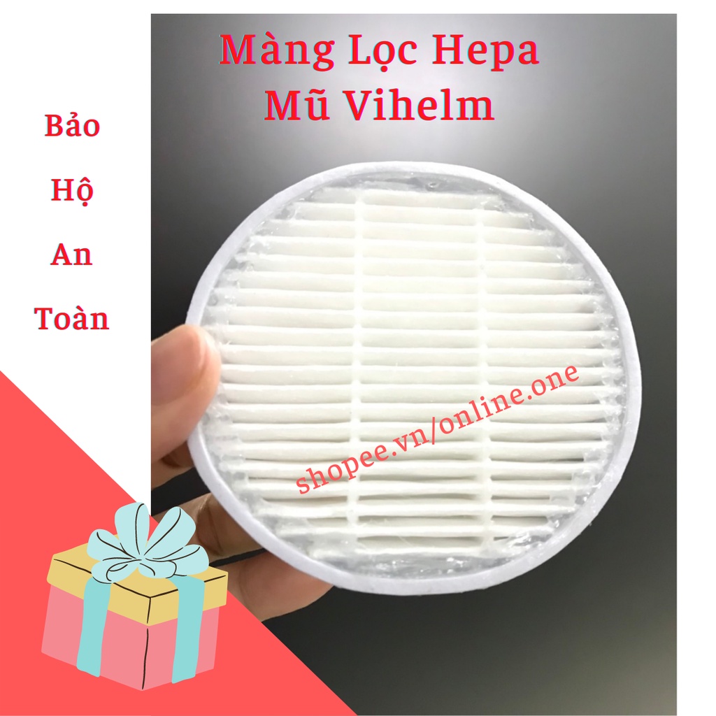Màng Lọc HEPA Cho Mũ Vihelm. Vihood. Hepa Filter. Tấm Lọc Ngăn Chặn Hạt ...