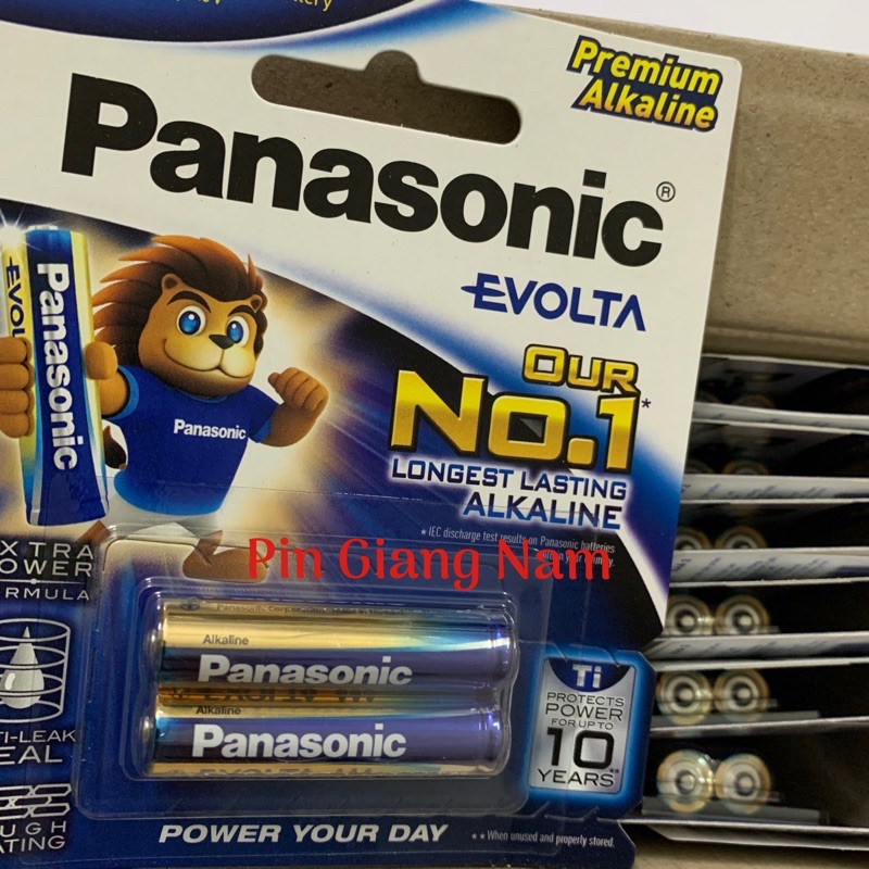 Pin AAA Panasonic Evolta LR03EG/ Pin đũa Panasonic Evolta vỉ 2 viên | Shopee Việt Nam