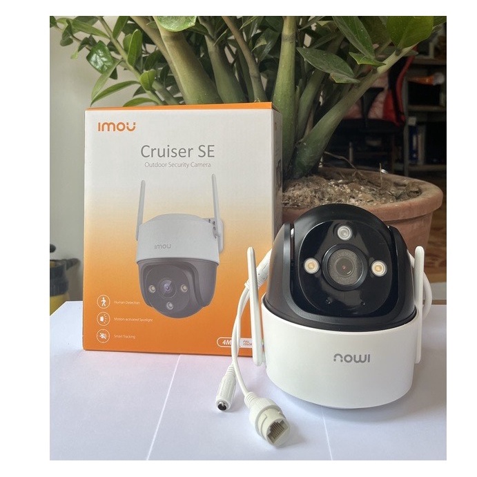 Camera Wifi IMOU ngoài trời màu ban đêm, Xoay 360 độ, CRUISER 2MP 4MP ...