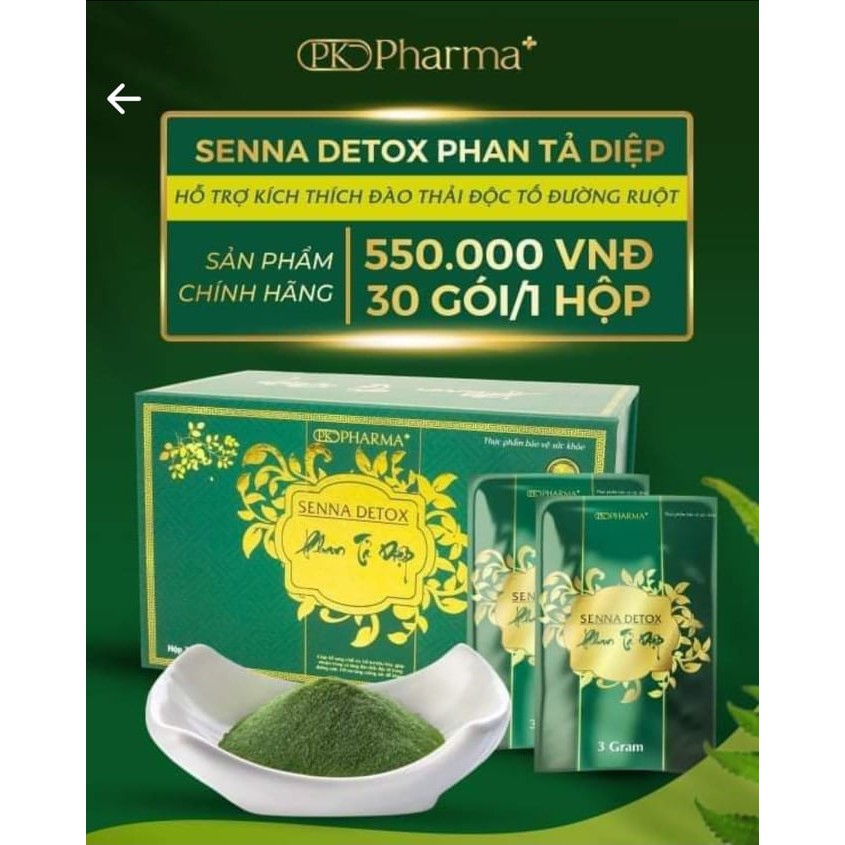 Phan Tả Diệp Senna Detox hộp 30 gói | Shopee Việt Nam