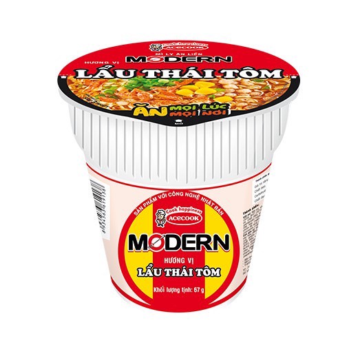 Mì ly Modern lẩu thái tôm 67g | Shopee Việt Nam