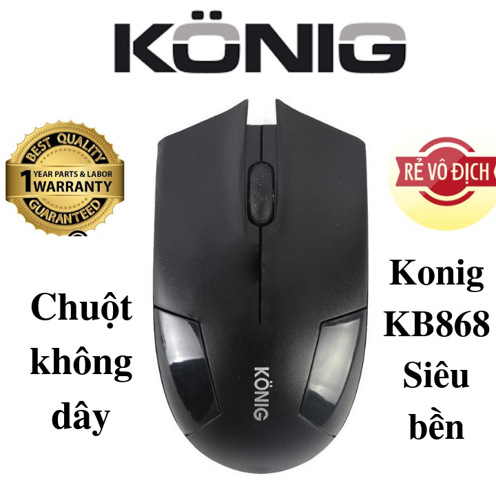 CHUỘT VI TÍNH KHÔNG DÂY KONIG KN868 | Shopee Việt Nam
