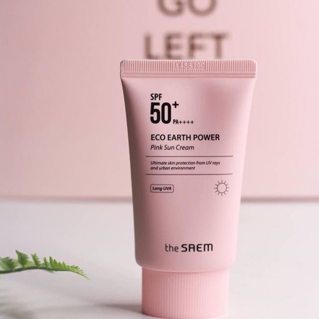 [Best seller KCN tại Hàn] KCN THE SAEM ECO EARTH POWER PINK SUN CREAM ...