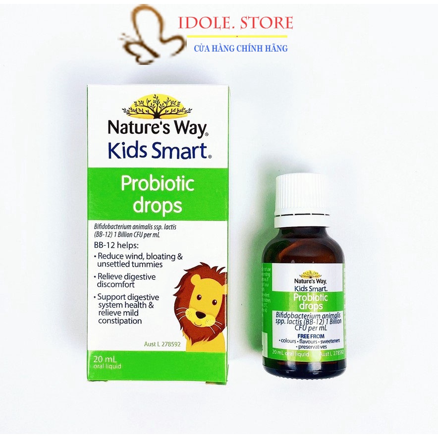 Men vi sinh Nature's Way Kids Smart Drops Probiotic 20 ml | Shopee Việt Nam
