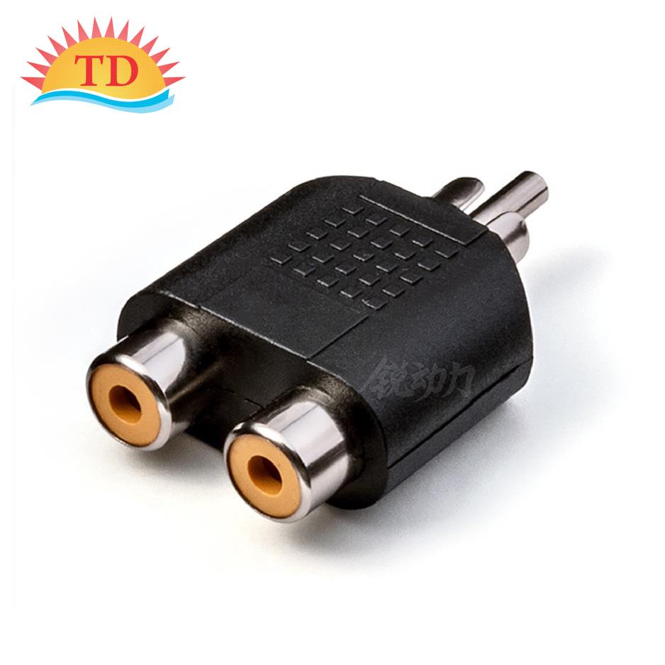 Jack chia AV ( RCA ) từ 1 ra 2 Hoa Sen - Đầu Chia AV ( RCA ) từ 1 ra 2 ...